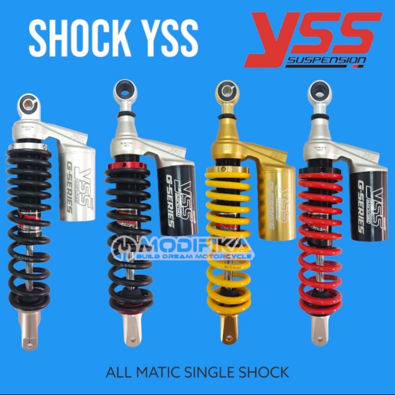 Jual SHOCKBREAKER YSS G PLUS TABUNG ATAS 330MM VARIO 125 VARIO 150 XRIDE MIO BEAT SCOOPY DLL ...
