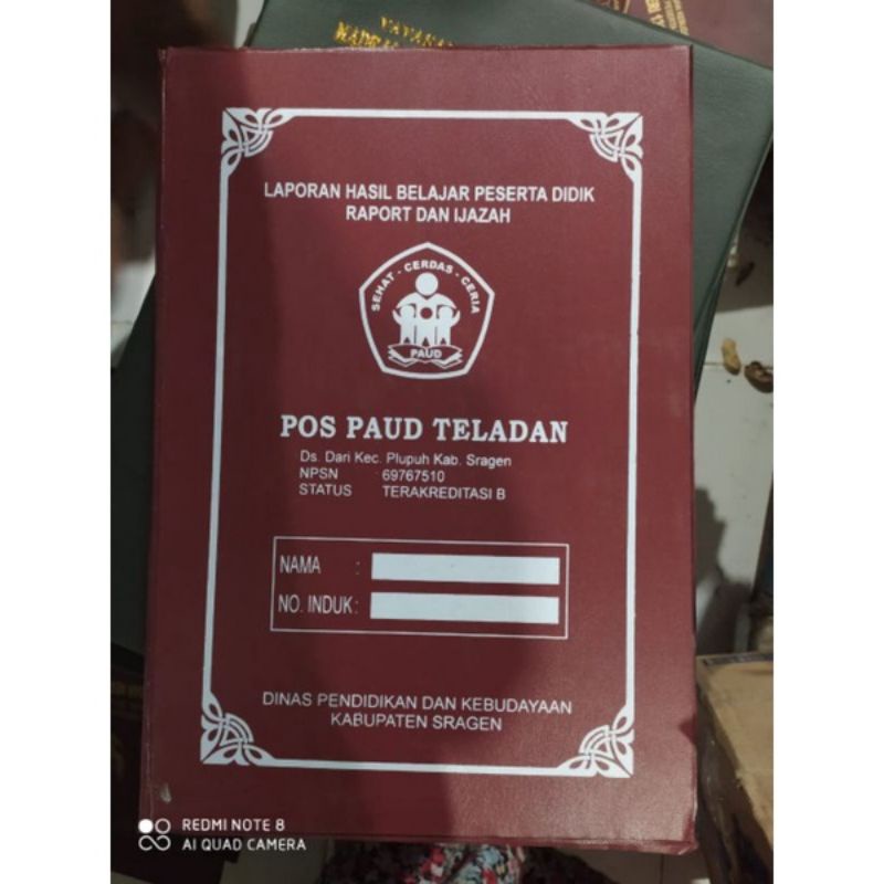 Jual MAP RAPORT/IJAZAH K13 SABLON BAHAN SHEET | Shopee Indonesia