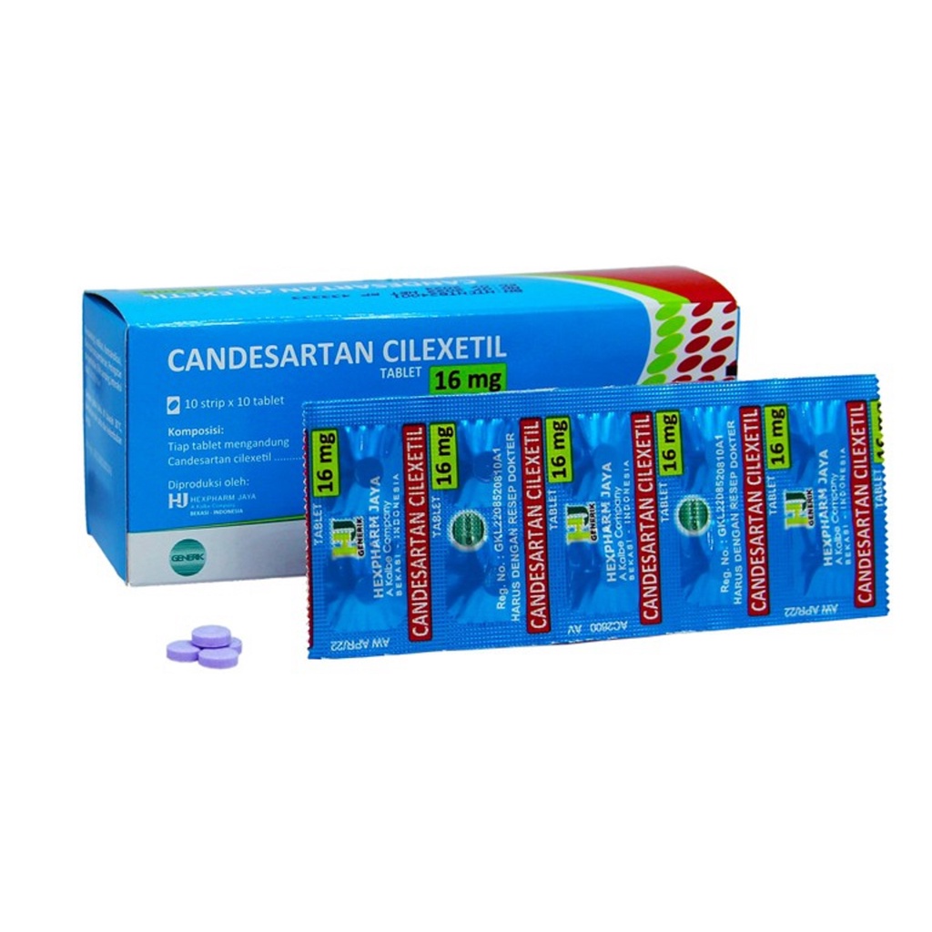 Jual CANDESARTAN 16MG 1 STRIP 10 TABLET | Shopee Indonesia