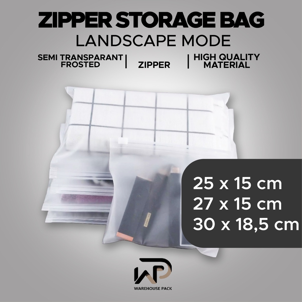 Jual ( 1 Pcs ) Zipper Storage Bag Landscape 25 - 30 | Zipper Lock ...