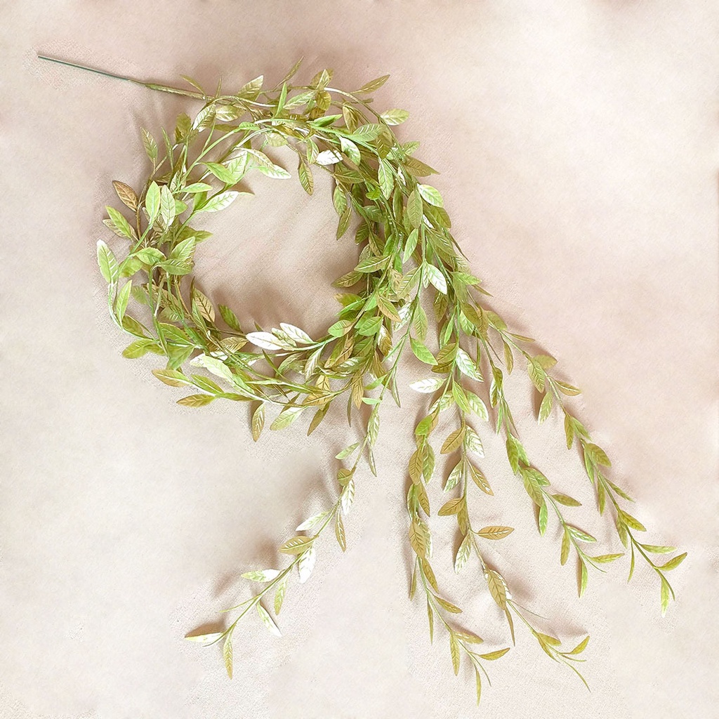 Jual Artificial Garland Daun Juntai Plastik Daun Anggrek Bunga Rambat ...