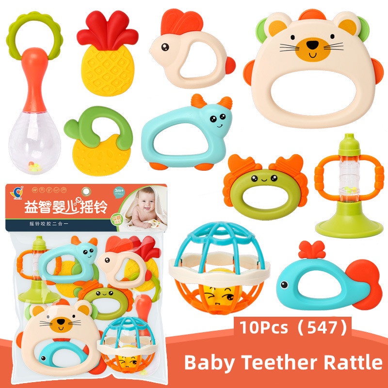 Jual Adida Toys Mainan Lonceng Kerincingan Bayi 12Pcs Set Mainan ...
