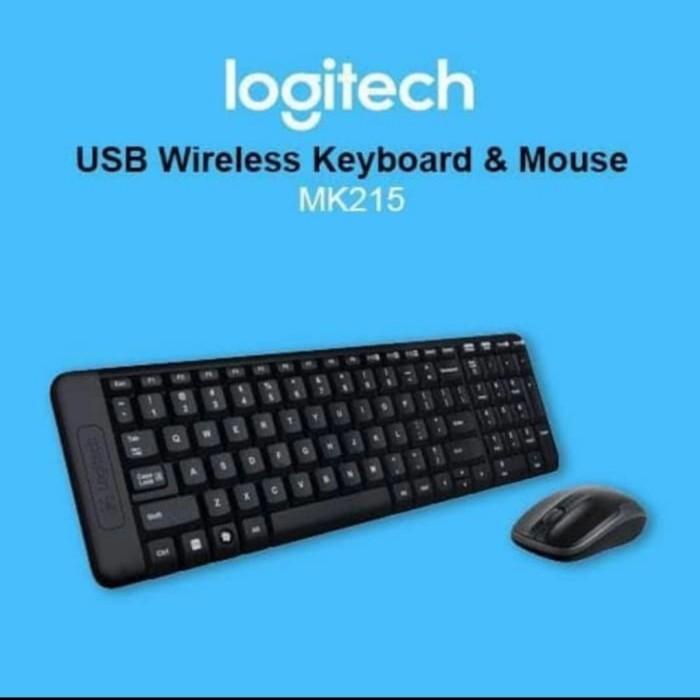 Jual Logitech MK215 Wireless Keyboard Mouse Combo | Shopee Indonesia