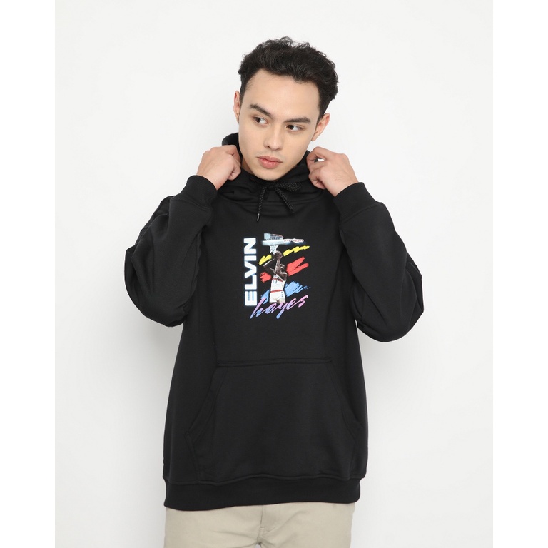 Jual Erigo Hoodie Elvin Black Unisex Shopee Indonesia