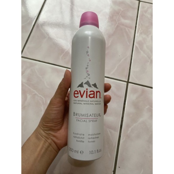 Jual EVIAN Facial Spray-300ml Brumisateur FacialSpray Natural Mineral ...