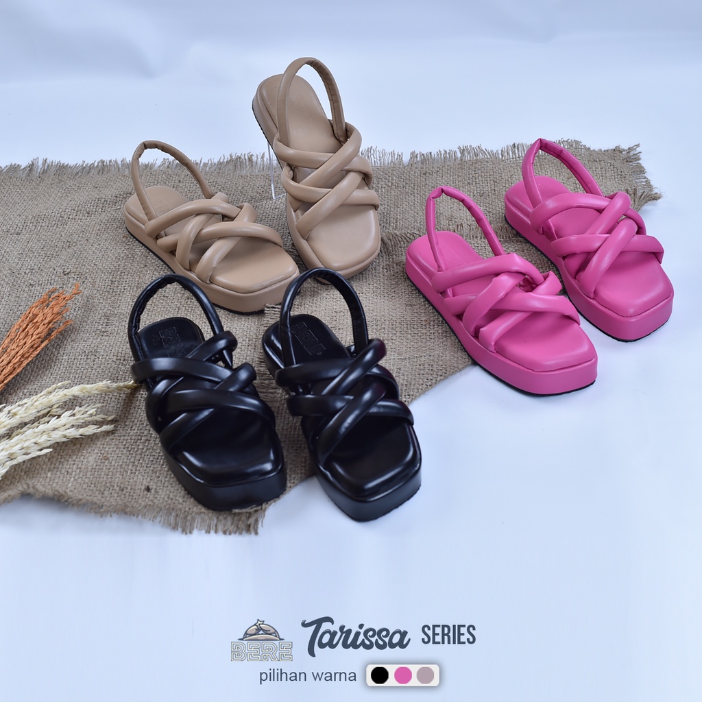 Jual Bere Sandal Platform Wanita Sendal Wanita Kekinian Tarissa Series ...