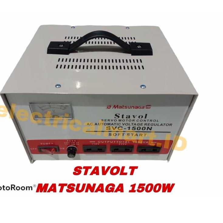 Jual Best TerlarisStavolt MATSUNAGA / Stavolt Stabilizer 1500Watt ...