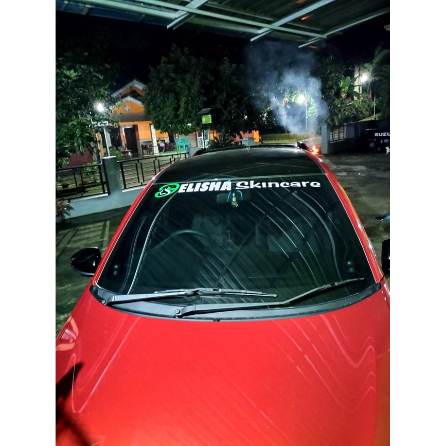 Jual STIKER KACA DEPAN MOBIL (DESAIN COSTUM) UNTUK SEGALA MOBIL ...