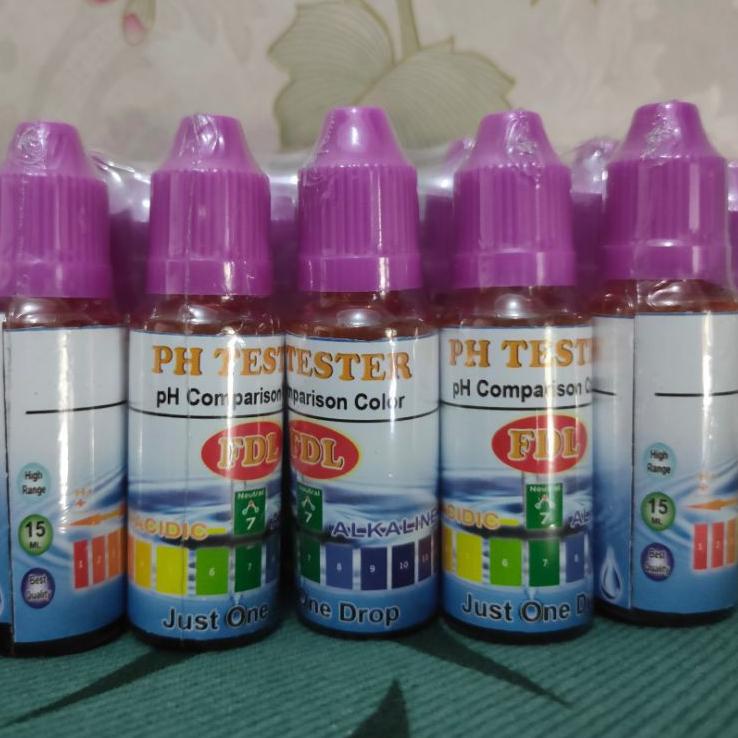 Jual ֍ PH drop 15ml pH tester, untuk mengukur pH pada semua jenis air ...