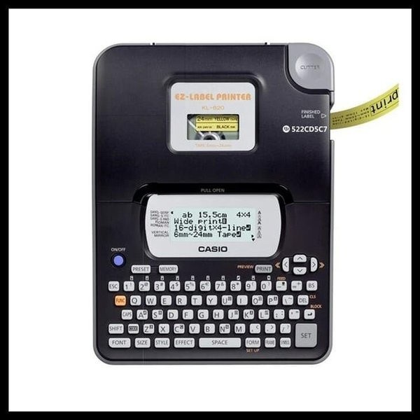 Jual Casio KL 820 W mesin label printer original casio label printer ...