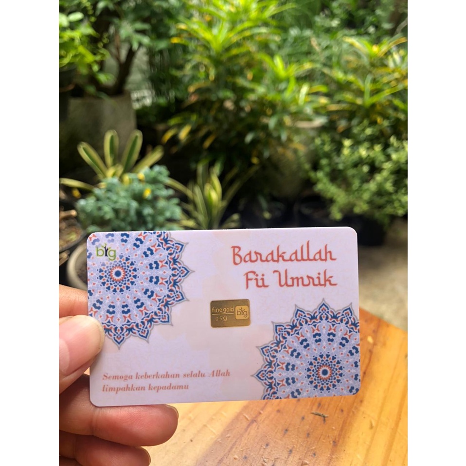 Jual BIG GOLD logam mulia kemasan PVC Edisi Barakallah | Shopee Indonesia