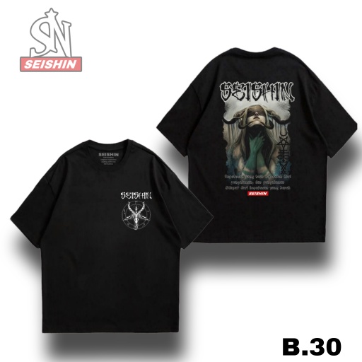 Jual Seishin t-shirt satanic / pluralisme / kaos kualitas distro bahan ...