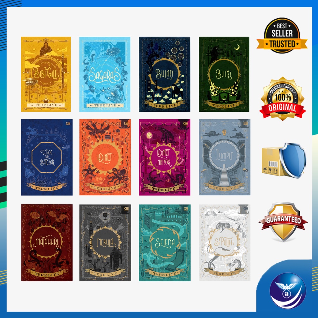 Jual Novel Tere Liye : SERIAL BUMI - Bumi - Bulan - Matahari - Bintang ...