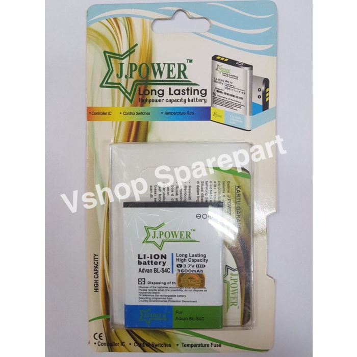 Jual Batre Baterai Double Power Advan S4C Merek Jpower #Original ...