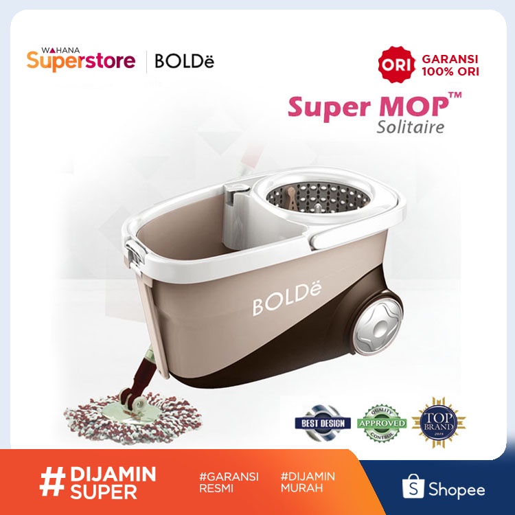 Jual Bolde Super MOP Solitaire Pembersih Lantai - Beige | Shopee Indonesia