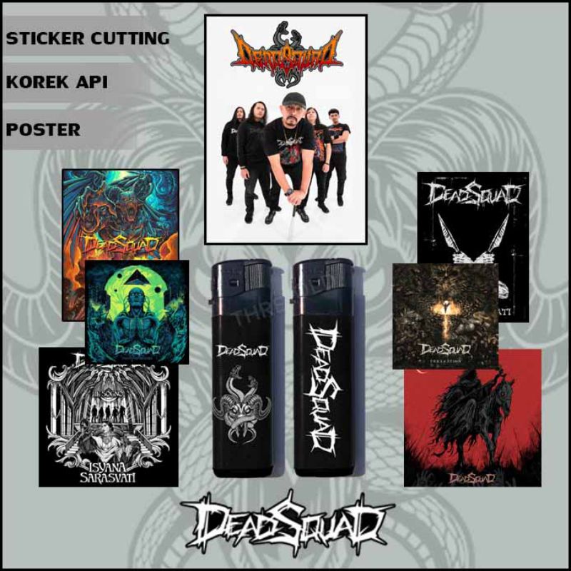 Jual Poster/Korek api/sticker DEADSQUAD 1 pack/edisi deadsquad | Shopee ...