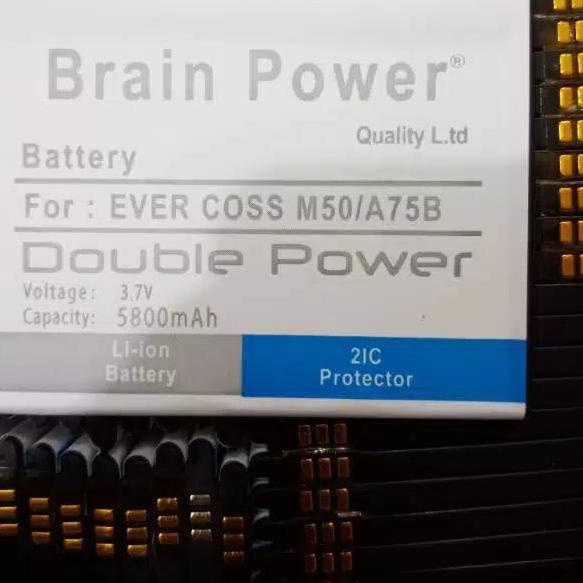 Jual Sekarang Diskon Batre bt evercoss M50 A75B M50 Star doubel power ...