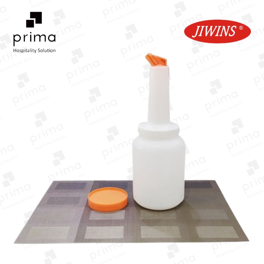 Jual Store and Pour | Botol Sirup | Mixing Bottle 2 L Jiwins - Orange ...