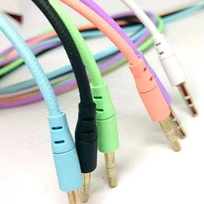 Jual kabel Aux 1 X 1 / kabel Jack 3.5mm / kabel audio / kabel speaker ...