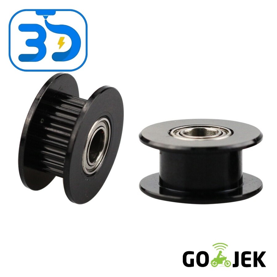 Jual GT2 20Teeth/Toothless Idler Timing Pulley Bore 5mm Width 6mm ...