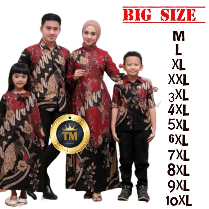 Jual BATIK SARIMBIT COUPLE MODERN SERAGAM KELUARGA KEMEJA JUMBO GAMIS ...