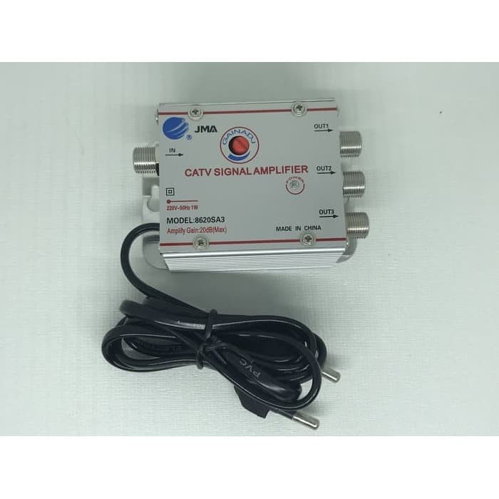 Jual Terlaris Catv Signal Amplifier Jma 3 Way Penguat Sinyal Tv ...