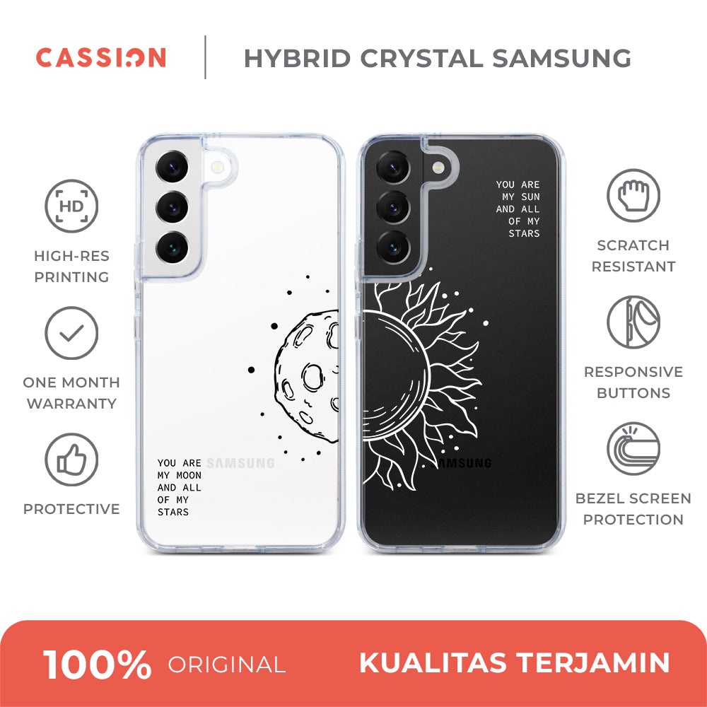 Jual Case Samsung S24 S23 S22 S21 S20 Ultra Plus FE Note 20 Ultra Z Flip 3 4 Cassion Hybrid Moon ...