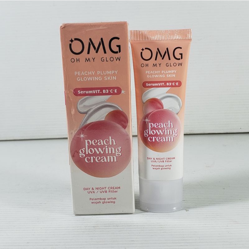 Jual OMG Oh My Glow Peach Glowing Cream 25gr | Shopee Indonesia