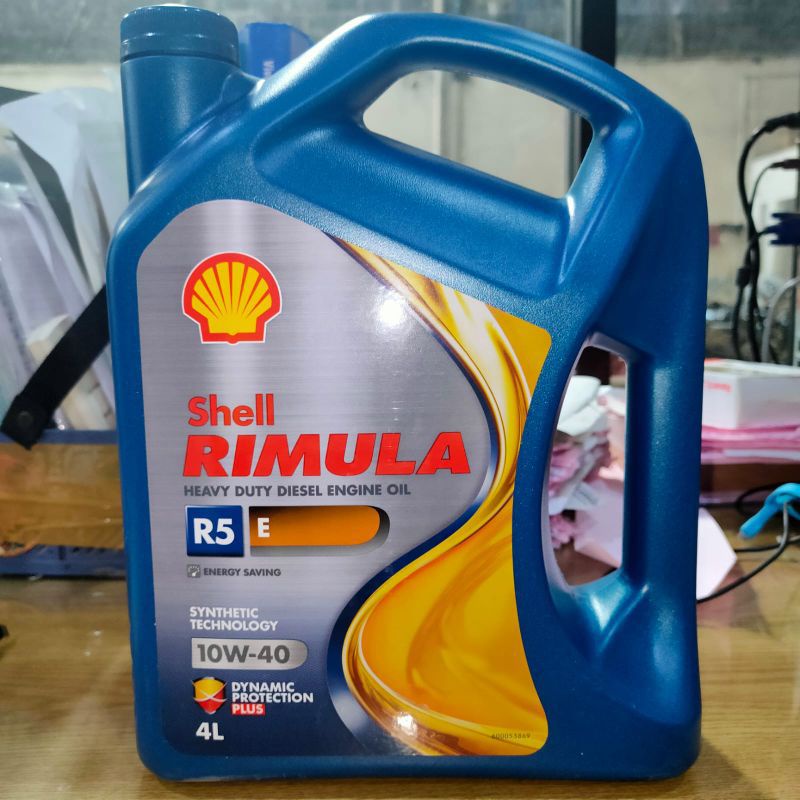 Jual OLI MOBIL SHELL RIMULA R5 10W-40 GALON 4LITER ORIGINAL | Shopee ...