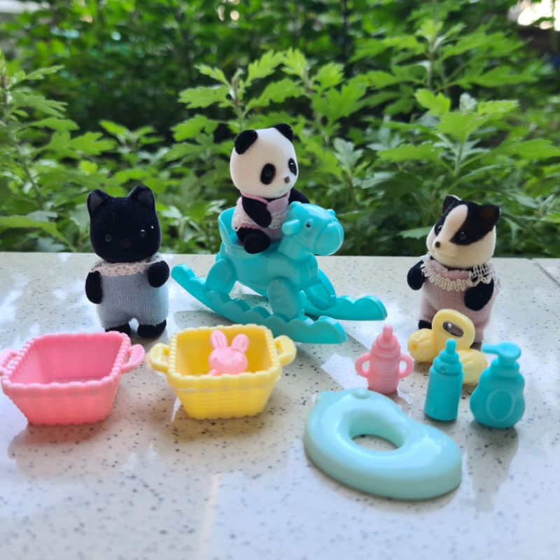 Jual Miniatur Mainan Bayi for dollhouse / sylvanian / barbie ...
