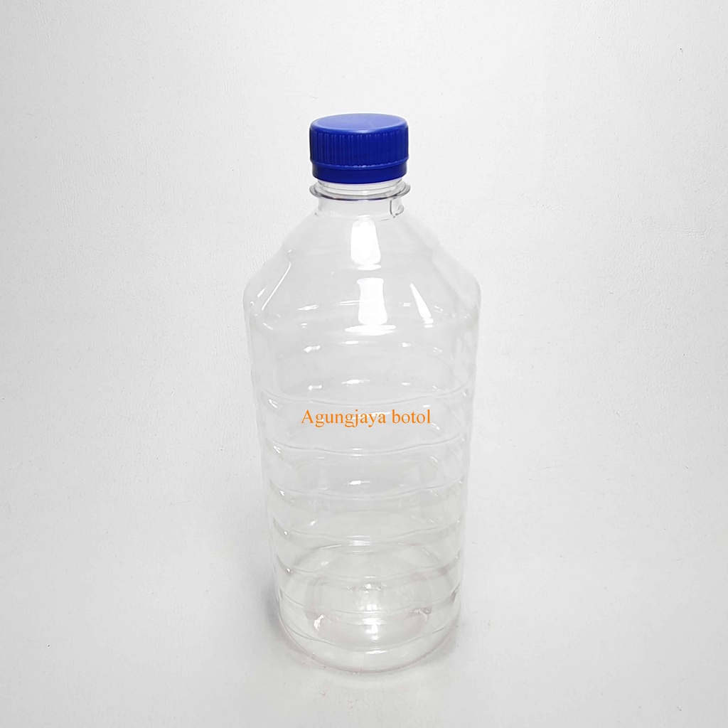 Jual Botol Pet 1 L Kotak Pendek Natural Tutup Pet LN 30 / Botol Plastik ...