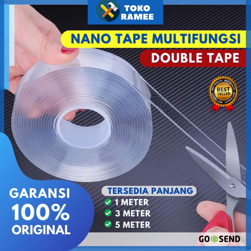 Jual Lem Double / Doble Tape / Nano Tape Lakban Selotip Isolasi ...