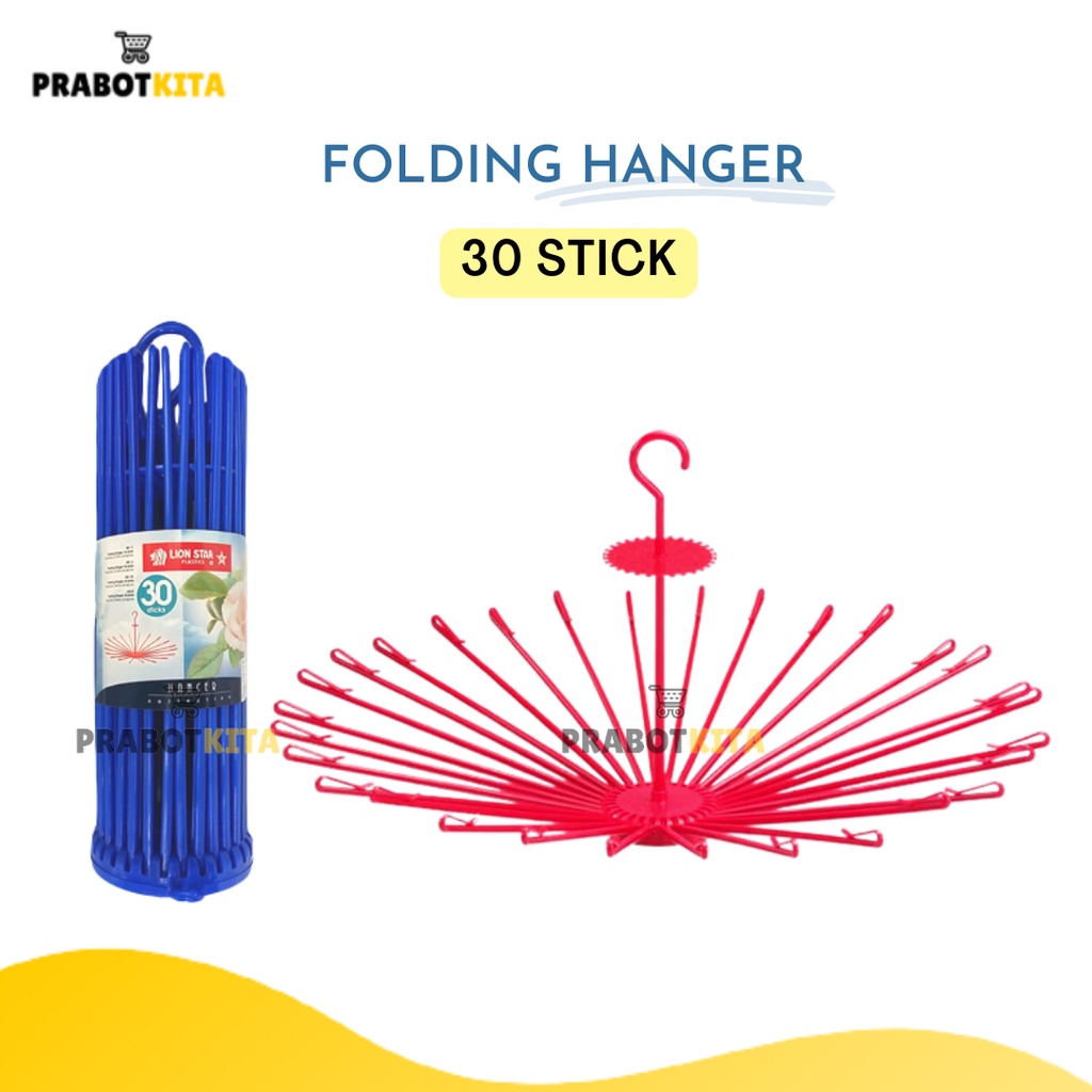 Jual Folding Hanger Jemuran Putar 30 Stick / Hanger Putar Baju Anak ...