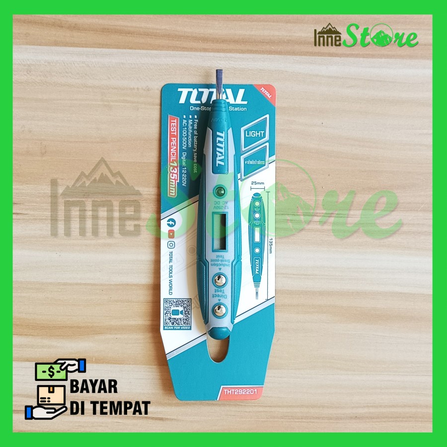 Jual TesPen Pencil Digital Voltage Test Pen TOTAL THT292201 | Shopee ...