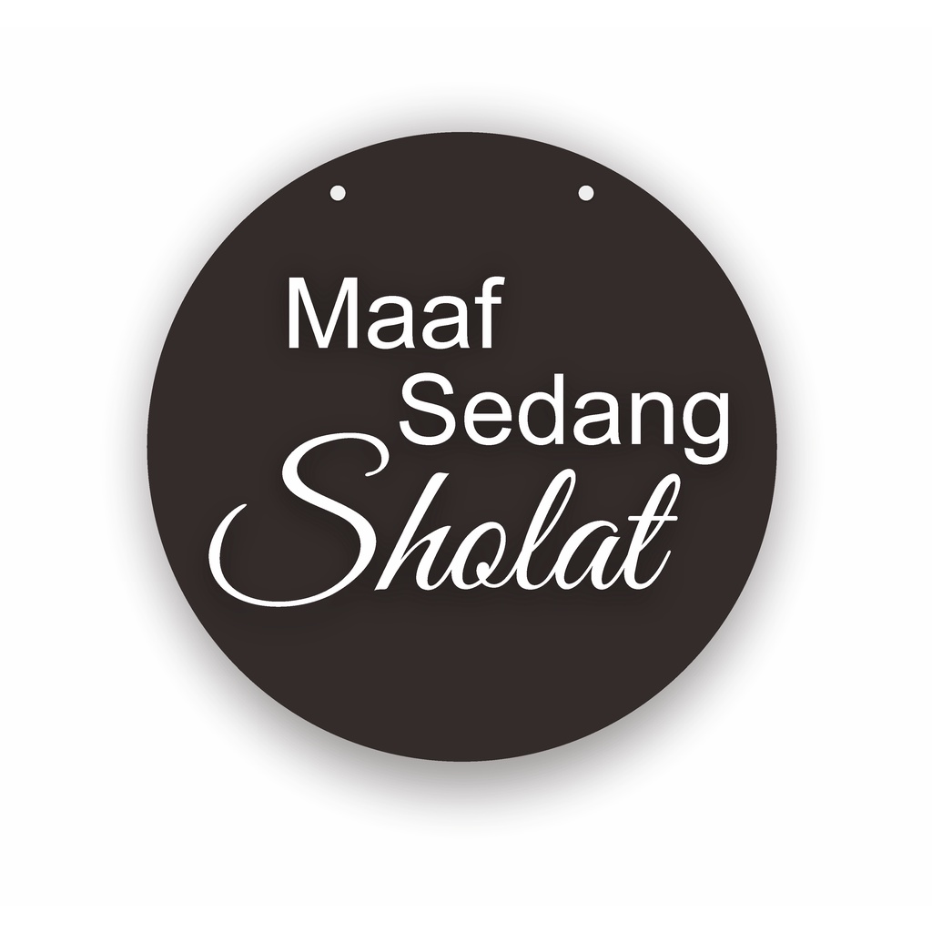 Jual Sign Maaf Sedang sholat | Shopee Indonesia