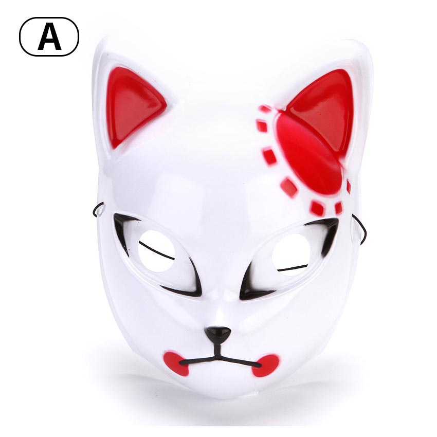 Jual Demon Slayer Topeng Anime Japanese Rubah Kimetsu No Yaiba Cosplay ...