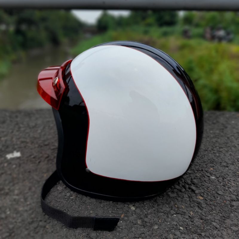Jual Helm kustom | helm slim | slimhead | helm jadul | helm chip | helm ...