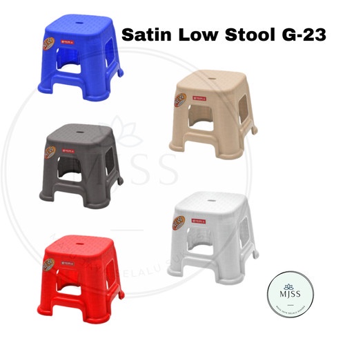 Jual LION STAR : SATIN LOW STOOL BANGKU JONGKOK PENDEK PLASTIK G 23 ...