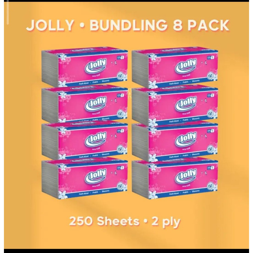 Jual Tissu Jolly 250 Sheet 8 PCS | Shopee Indonesia