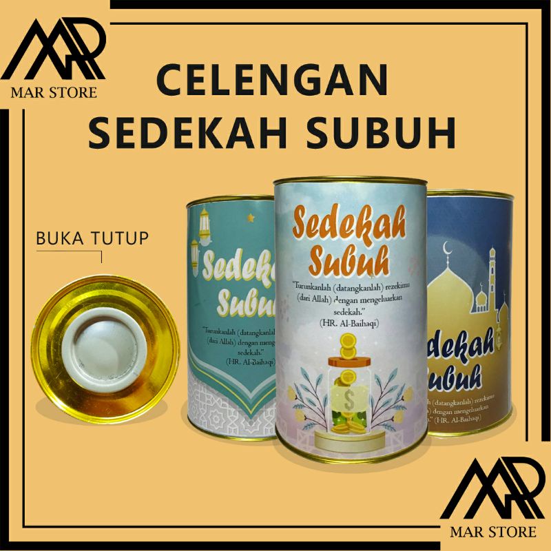 Jual Celengan Sedekah Subuh / Celengan Infaq / Celengan Viral | Shopee ...