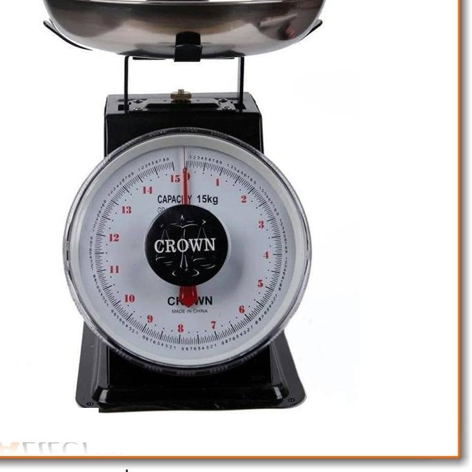 Jual Timbangan Duduk/Timbangan Manual/Timbangan Buah Crown 15 Kg | Shopee Indonesia