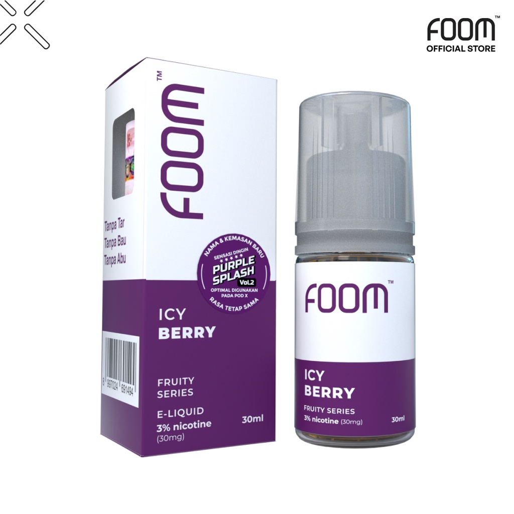 Jual FOOM FRUITY SERIES V2 NP - Icy Berry | Shopee Indonesia