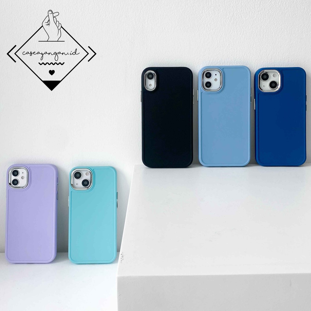 Jual PLAIN Case for Iphone 7 8 PLUS X XS XR 11 12 PRO MAX Casing Simple ...