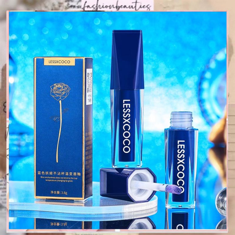 Jual LIPSTICK LESSXCOCO LIQUID / LIPSTIKC MAGIC BLUE | Shopee Indonesia