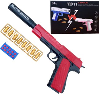 Jual Flint gun Senjata Mainan Pistol Colt M1911 mainan Anak Tembak Tembakan Kokang Soft Bullet ...
