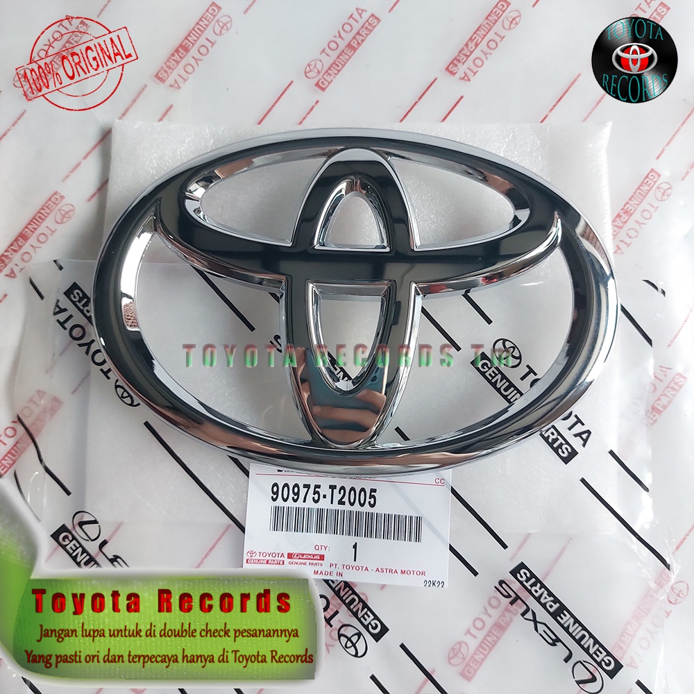 Jual Emblem Logo Toyota Grill Depan Camry Yaris Vios Original Toyota ...