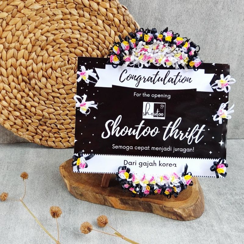 Jual PAPAN BUNGA MINI READY STOCK / GIFT WISUDA / KADO WISUDA / HADIAH ...