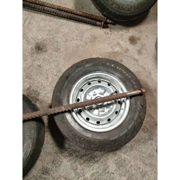 Jual Roda Velk ban mobil karet set as diameter 32 mm untuk Gerobak ...