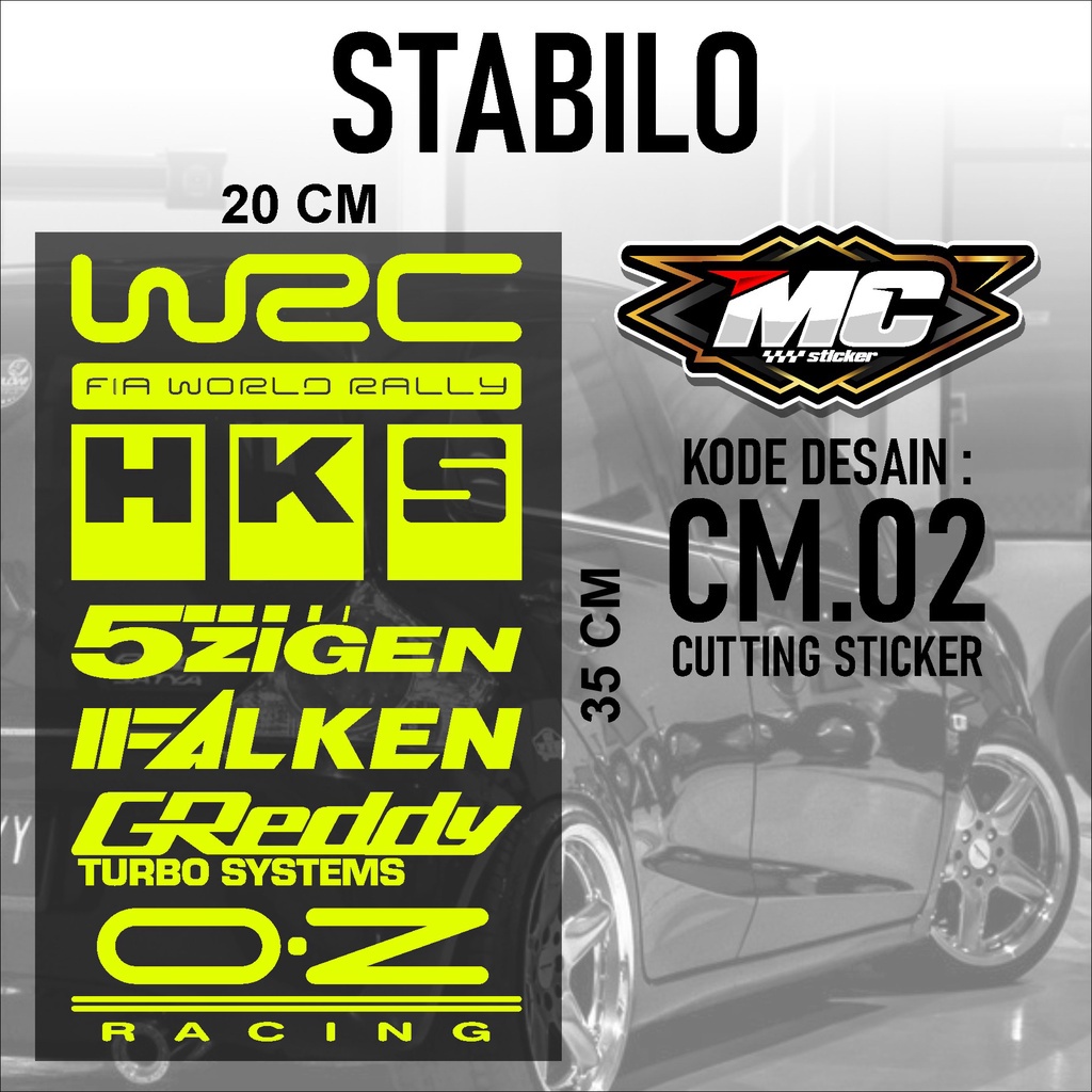Jual MC Cutting Sticker CM 02 - Aksesoris Mobil Stiker Cutting Sticker ...