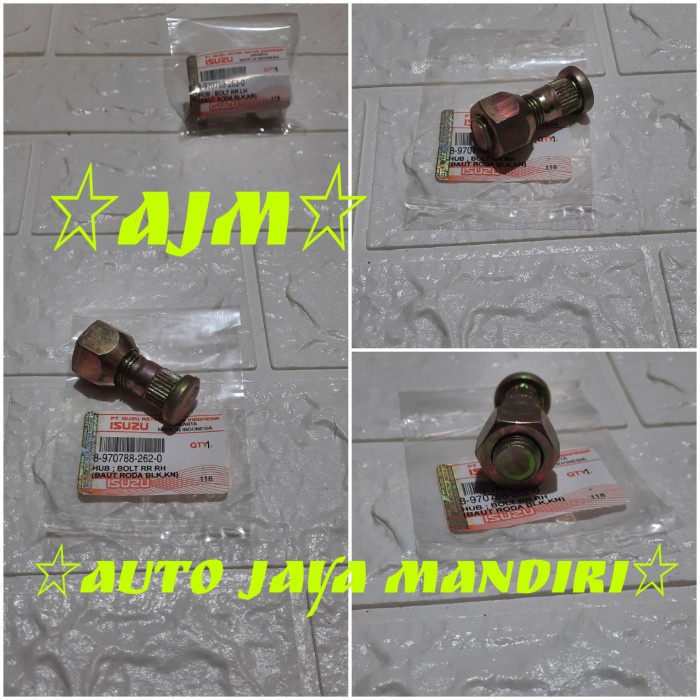 Jual Baut roda belakang hub bolt elef elf NHR55 NHR55 euro Kanan RH ...
